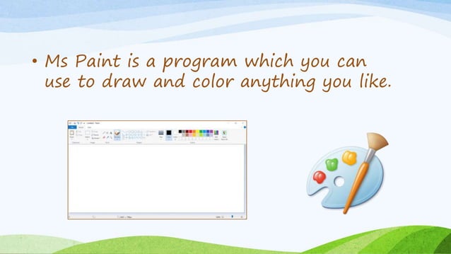 Microsoft Paint introduction for beginners | PPTX