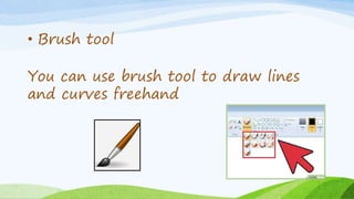 Microsoft Paint introduction for beginners | PPTX