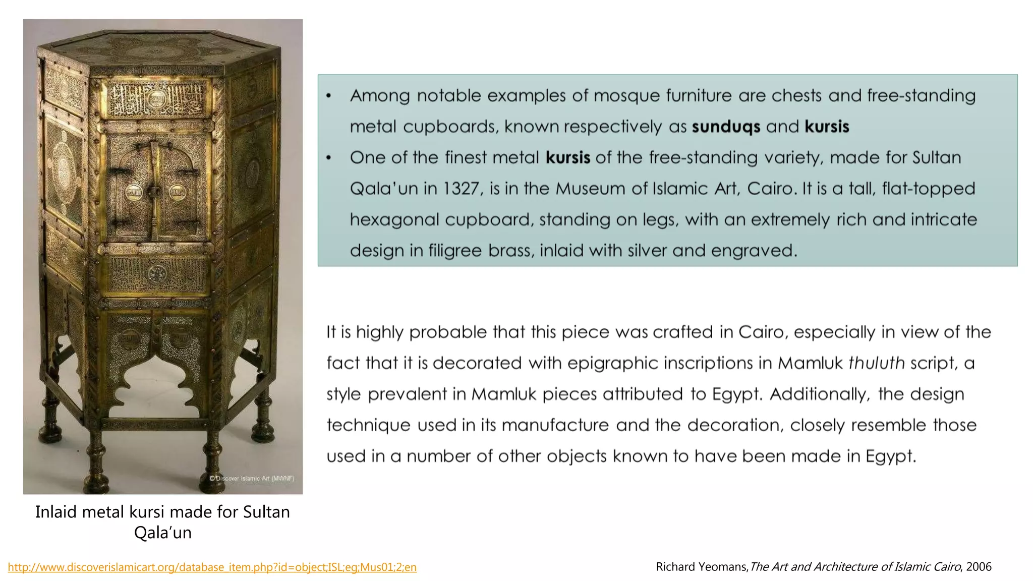 History of Islamic Era Furniture | PPTX