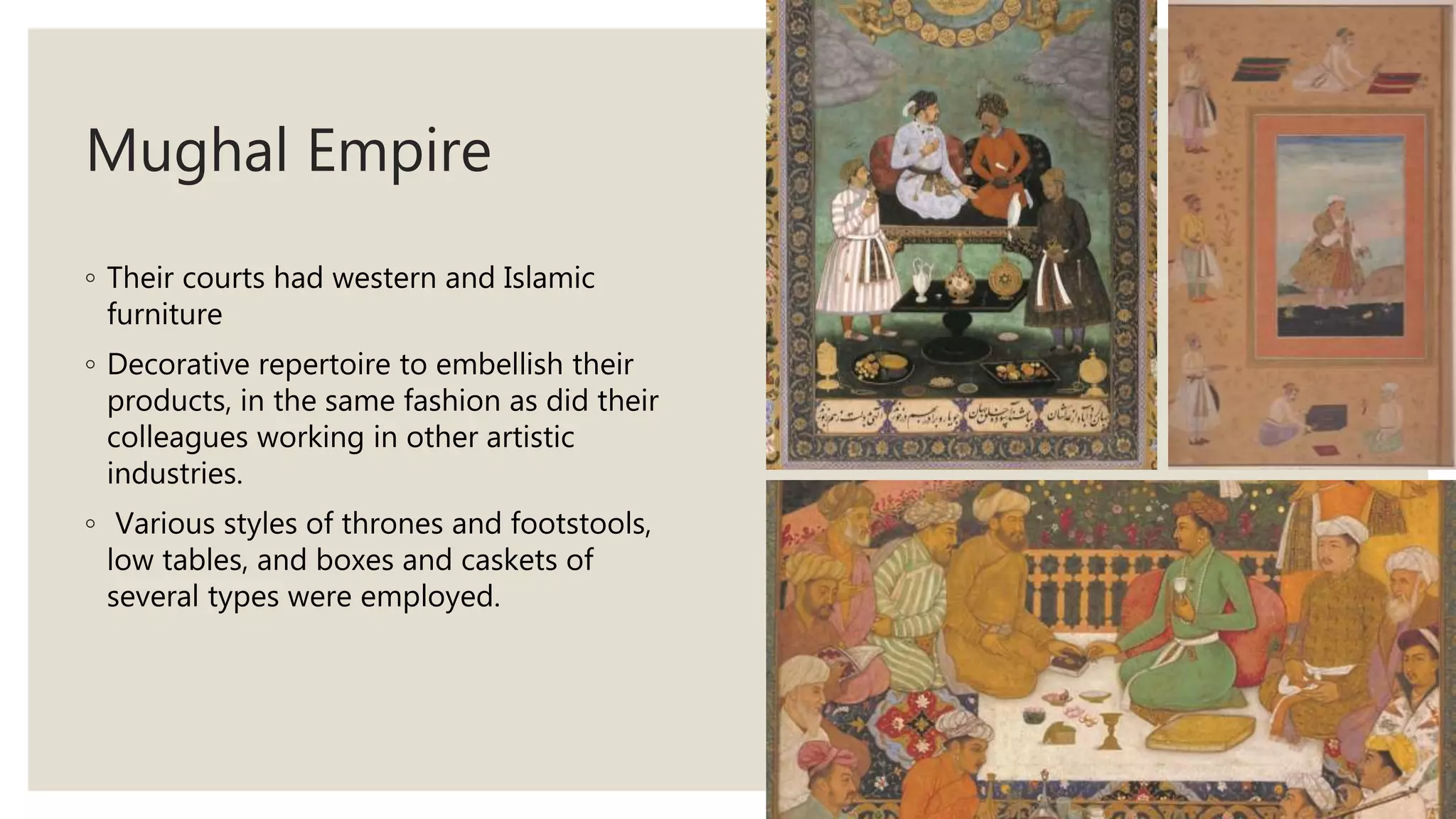History of Islamic Era Furniture | PPTX