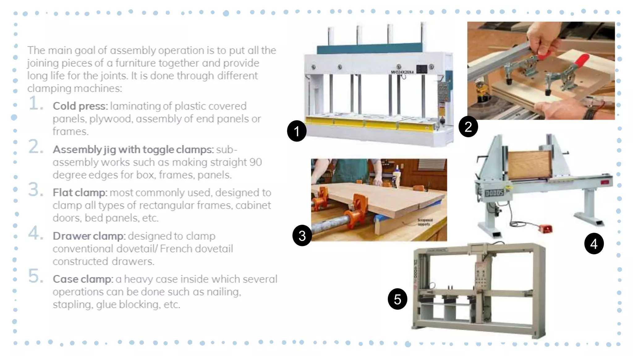 Furniture Production Line | PPTX