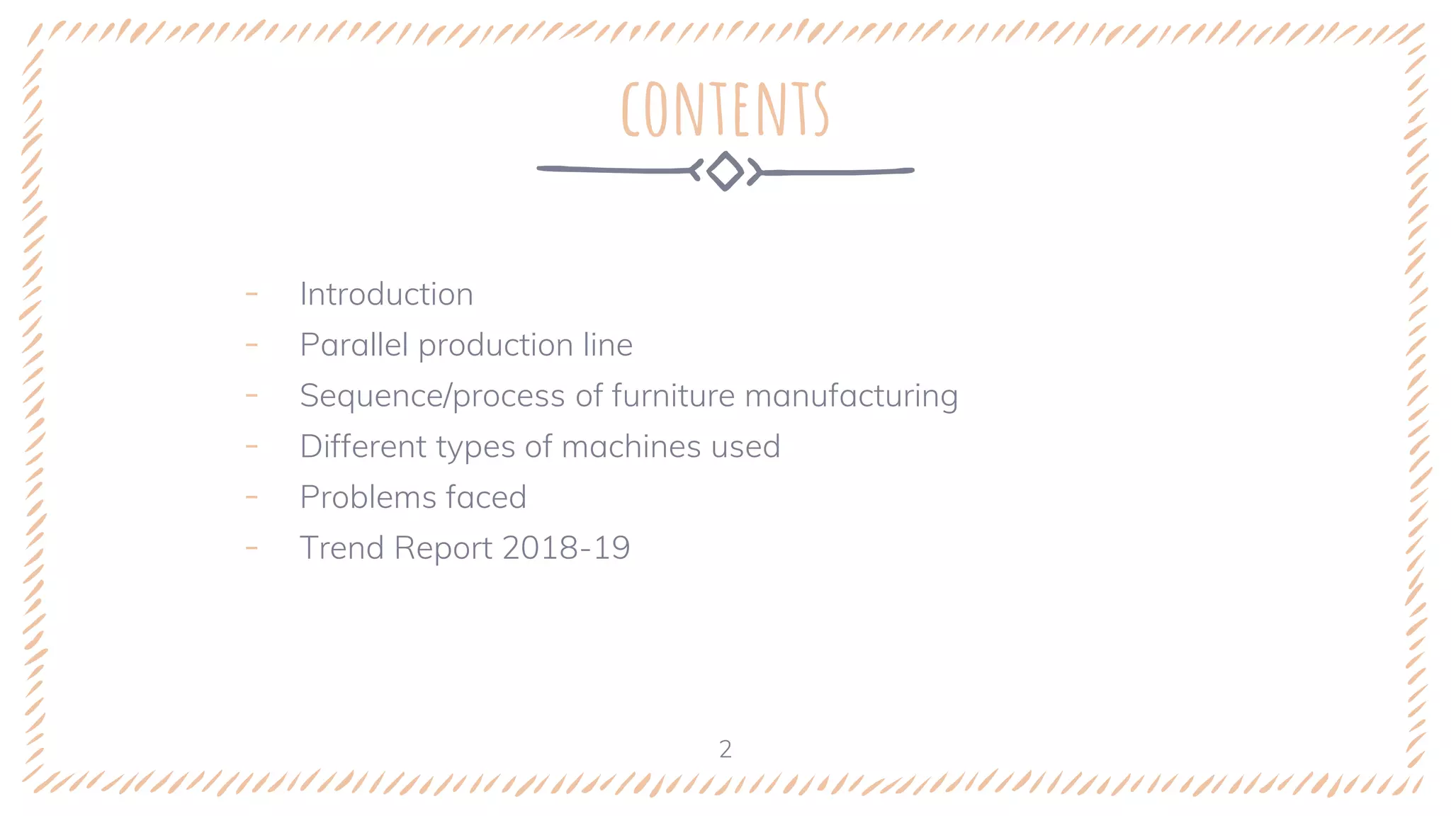 Furniture Production Line | PPTX