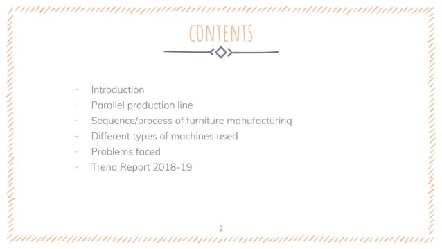 Furniture Production Line | PPTX