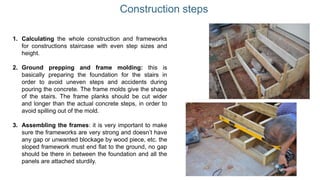 Staircase - concrete and wooden | PPTX