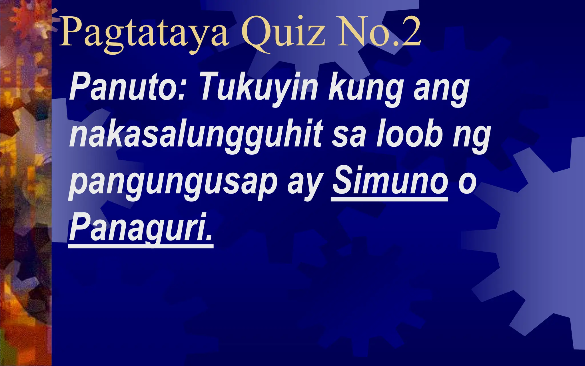G2-Simuno-at-Panaguri-pptx. Grade 1 Aral in panlipunan | PPTX