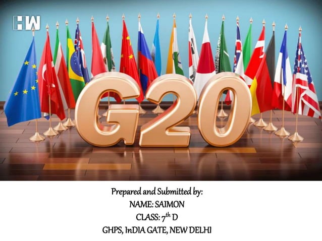 G 20 India 2023 | PPTX