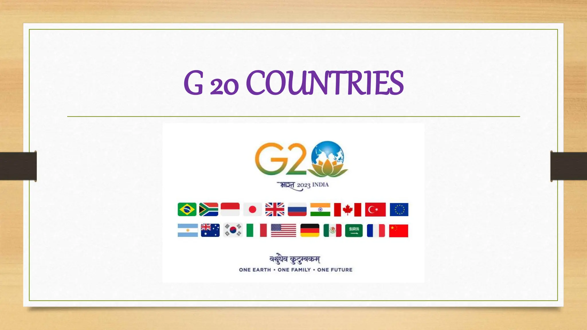 G20 summit held in India. Proper presentation for G20 summit | PPT