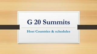 G20 summit held in India. Proper presentation for G20 summit | PPTX