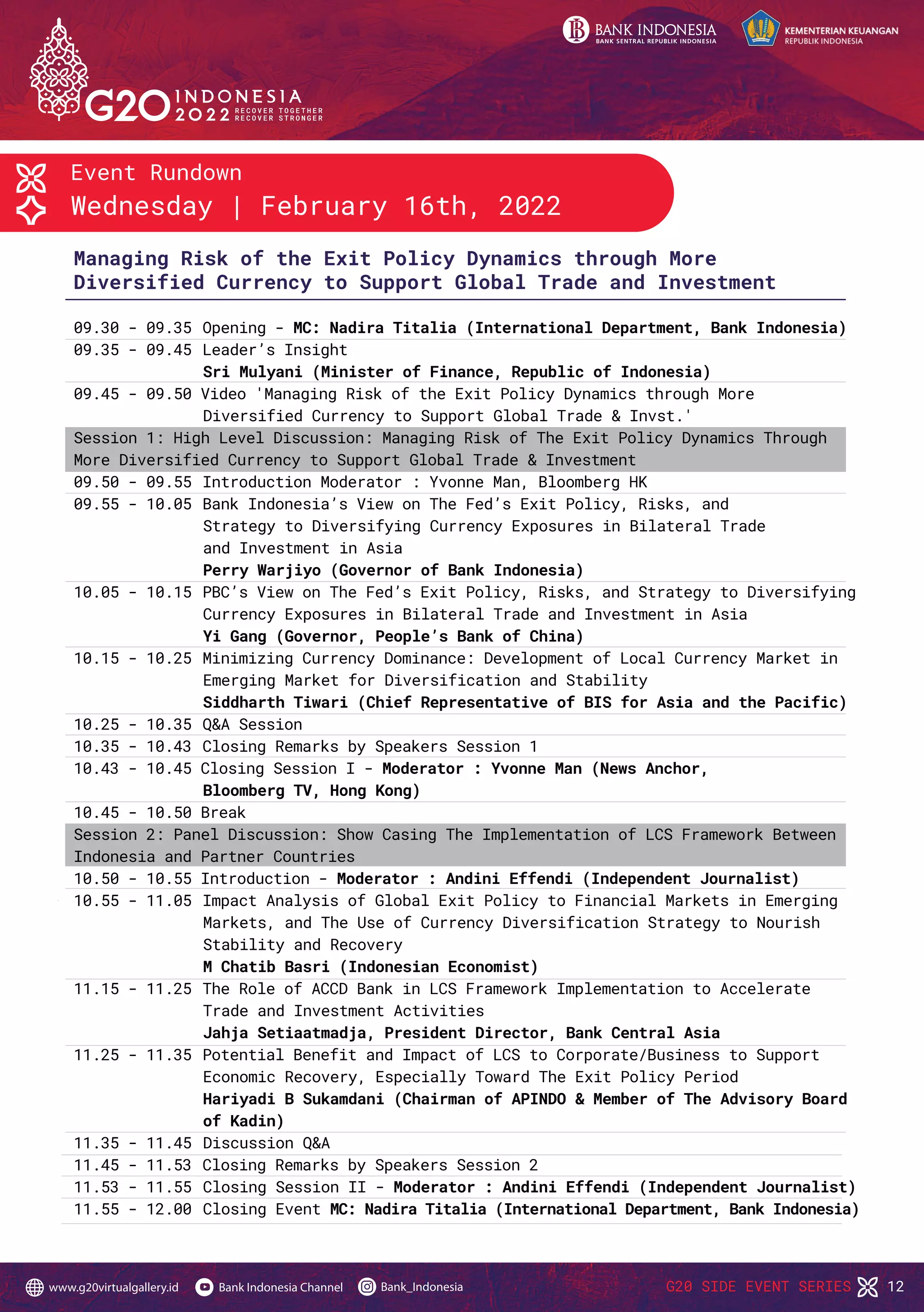 G20 side event e booklet | PDF | Financial Industry | Industries