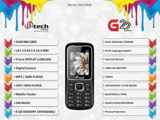 MTECH MOBILE MODEL G22 | PPT