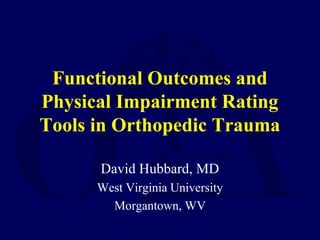 G22 outcome & impairment | PPT