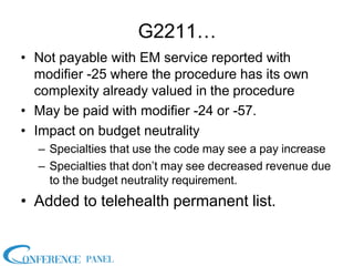 G2211 and New 2024 Billing Opportunities | PDF
