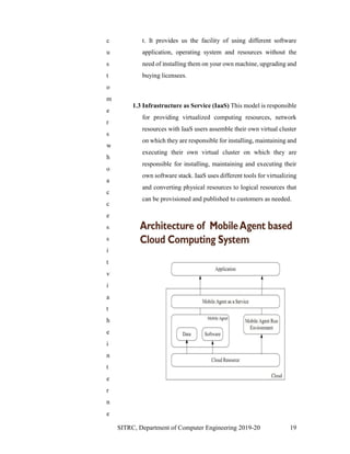 Implementing Saas as Cloud controllers using Mobile Agent based technology without HDFS report ...
