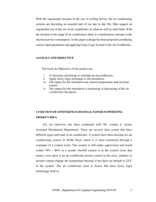 DEVELOPING AIR CONDITIONING SYSTEM USING FUZZY LOGIC IN MATLAB Report pdf | PDF | Free Download