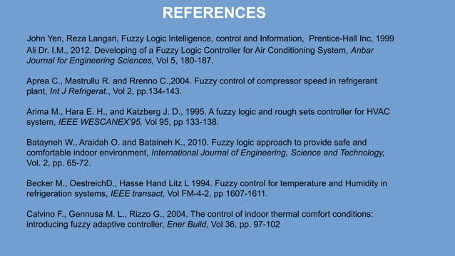 DEVELOPING Air Conditioner Controller using MATLAB Fuzzy logic presentation | PDF | Programming ...