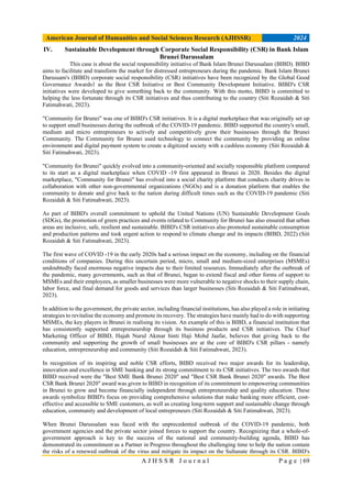 The contribution of corporate social responsibility to sustainable ...