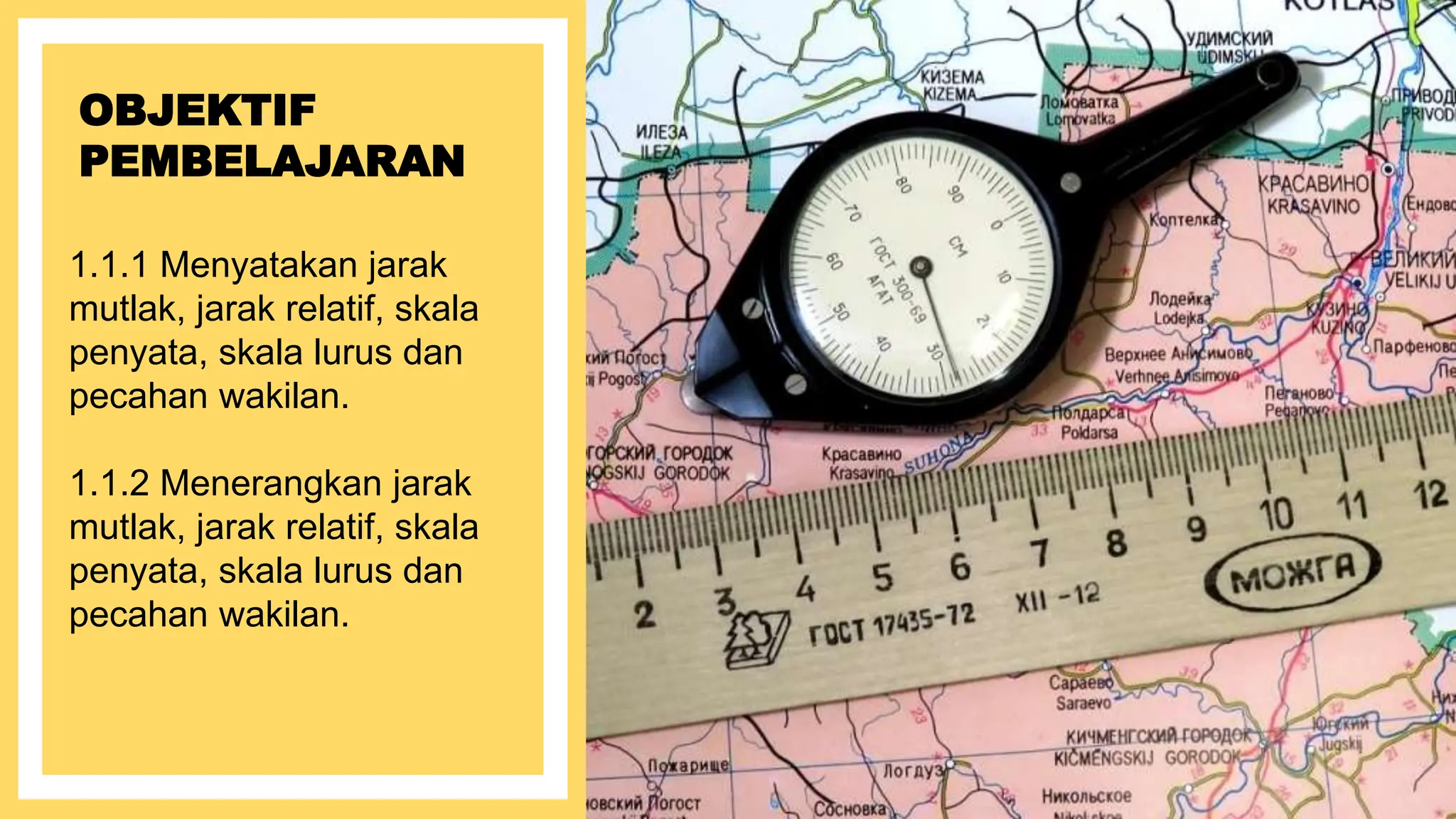 G2 BAB 1 SKALA DAN JARAK Geografi tingkatan 2 kssm 2024 | PPTX