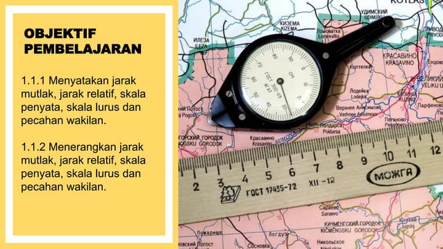 G2 BAB 1 SKALA DAN JARAK Geografi tingkatan 2 kssm 2024 | PPTX