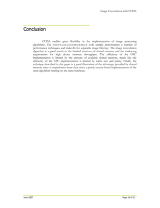 GRUPO 2 : convolution separable | PDF