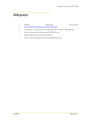 GRUPO 2 : convolution separable | PDF