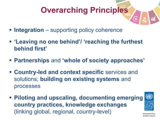 Innovative Solutions to Accelerate Progress towards 2030 Agenda | PPT