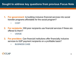 Electronic G2P Payment Systems | PPTX