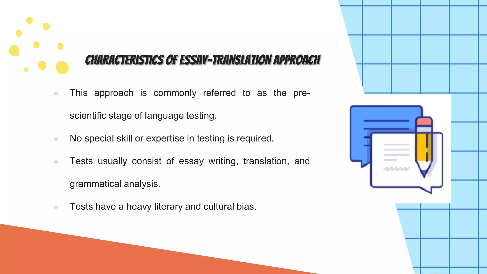 Approach to language testing | PPTX