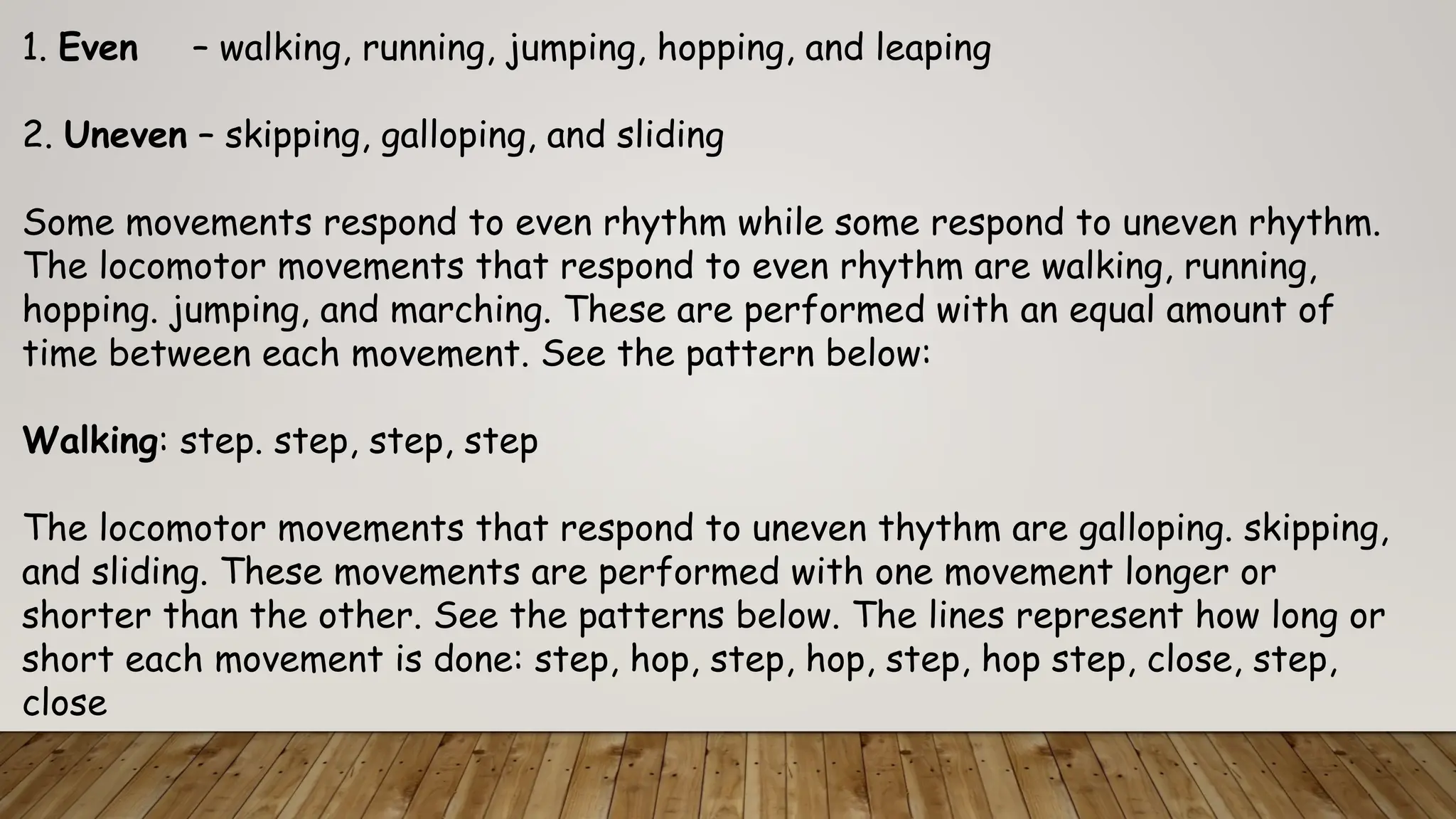 G2 Q3 Week 1 Rhythmic Activities and pattern | PPTX