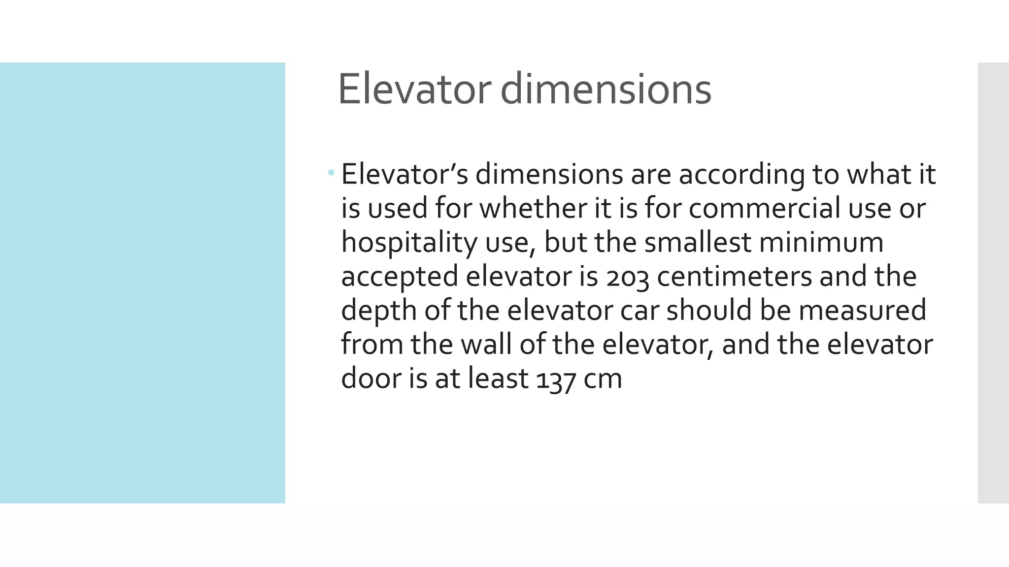 Elevator system | PPTX