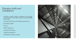 Elevator system | PPTX