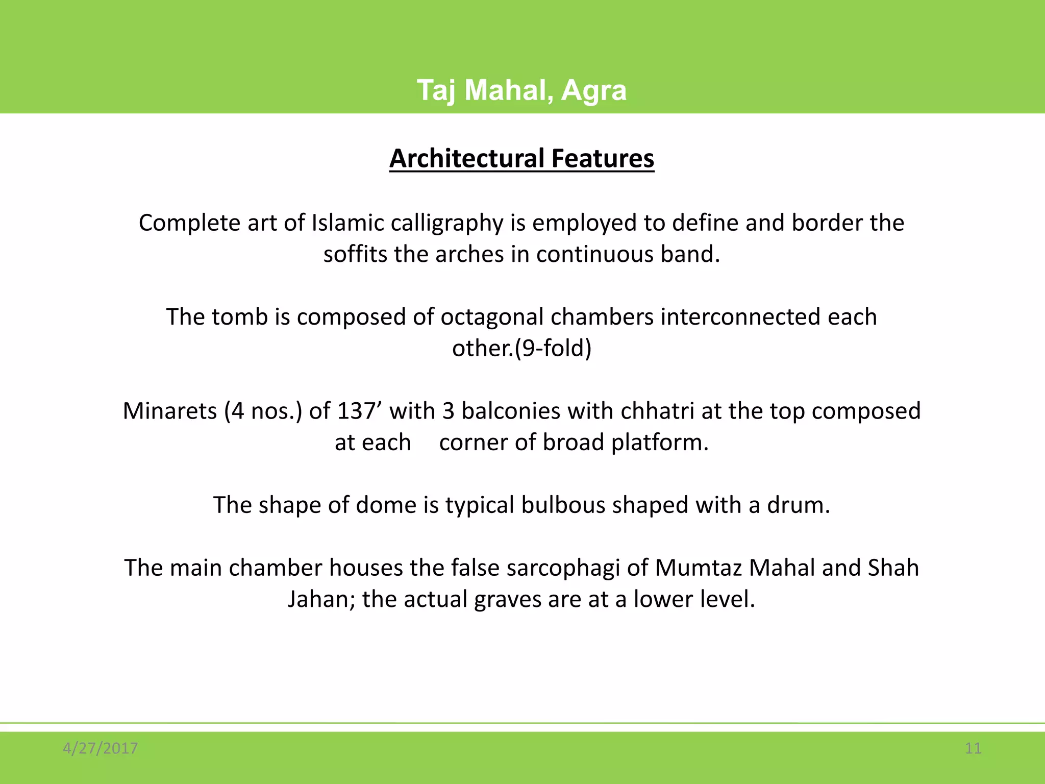 Lecture 12: Islamic Architecture in India_Shah Jahan | PPTX