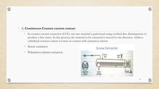 Solid liquid extraction | PPTX