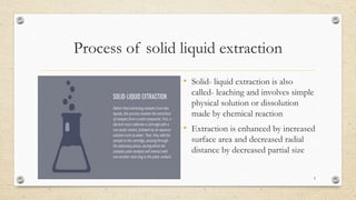 Solid liquid extraction | PPT