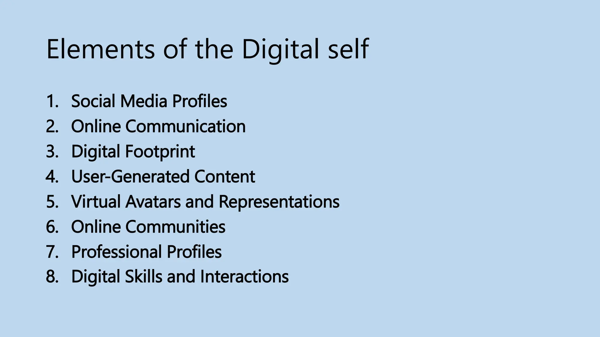 About Digital Self in the Subject of understanding the Self | PPTX