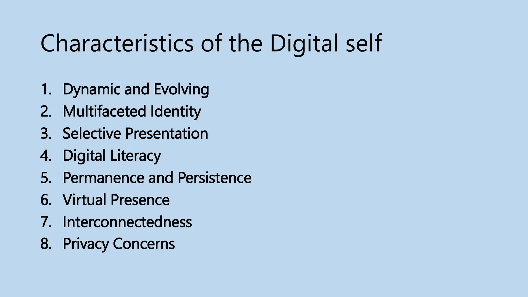 About Digital Self in the Subject of understanding the Self | PPTX