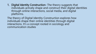 About Digital Self in the Subject of understanding the Self | PPTX
