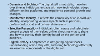 About Digital Self in the Subject of understanding the Self | PPTX