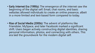 About Digital Self in the Subject of understanding the Self | PPTX