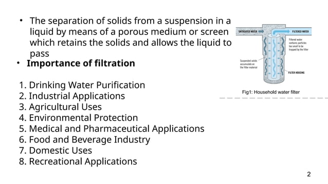 filtration methods with ancient methods intro and modern techniques and ...