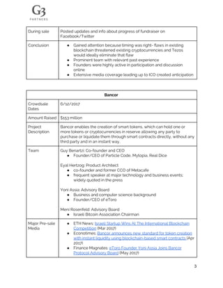 Anatomy of a Successful ICO | PDF