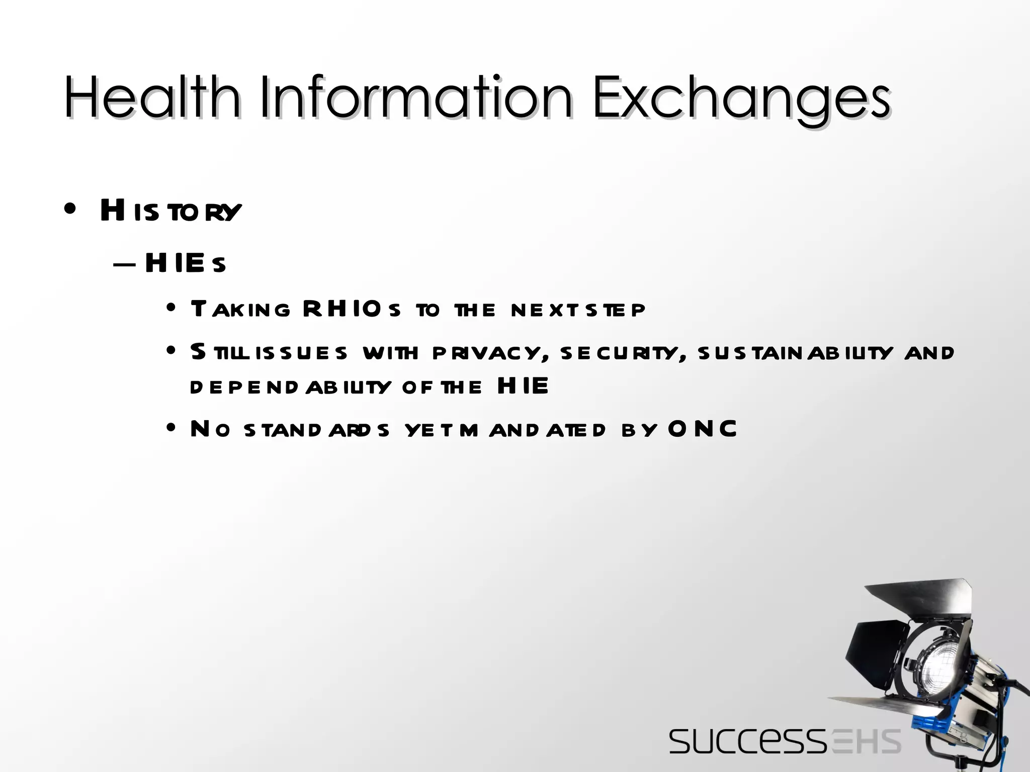 Health Information Exchange (HIE) | PPT