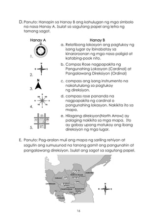 Kinalalagyan ng mga Lalawigan sa Rehiyon Batay sa Direksiyon | PDF
