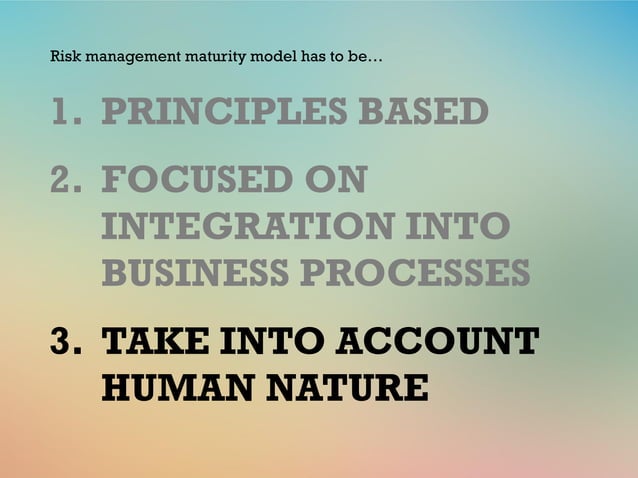 Alex Sidorenko talks about the new G31000 risk management maturity ...