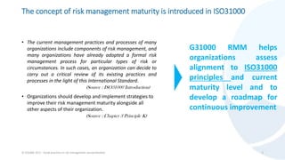 G31000 Risk Management Maturity Model | PPTX