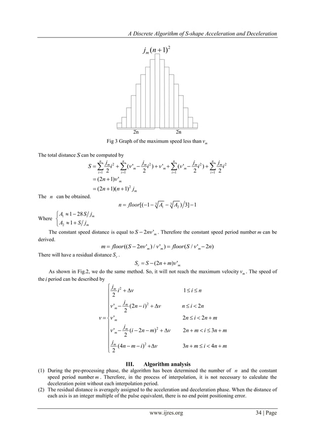 A Discrete Algorithm Of S Shape Acceleration And Deceleration Pdf