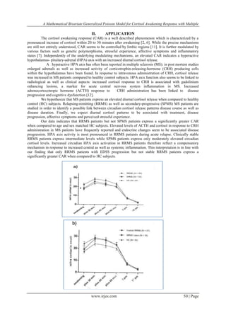 A Mathematical Bivariate Generalized Poisson Model for Cortisol ...