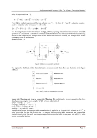 Implementation of Stronger S-Box for Advanced Encryption Standard | PDF | Computing | Technology ...