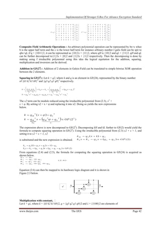 Implementation of Stronger S-Box for Advanced Encryption Standard | PDF | Computing | Technology ...