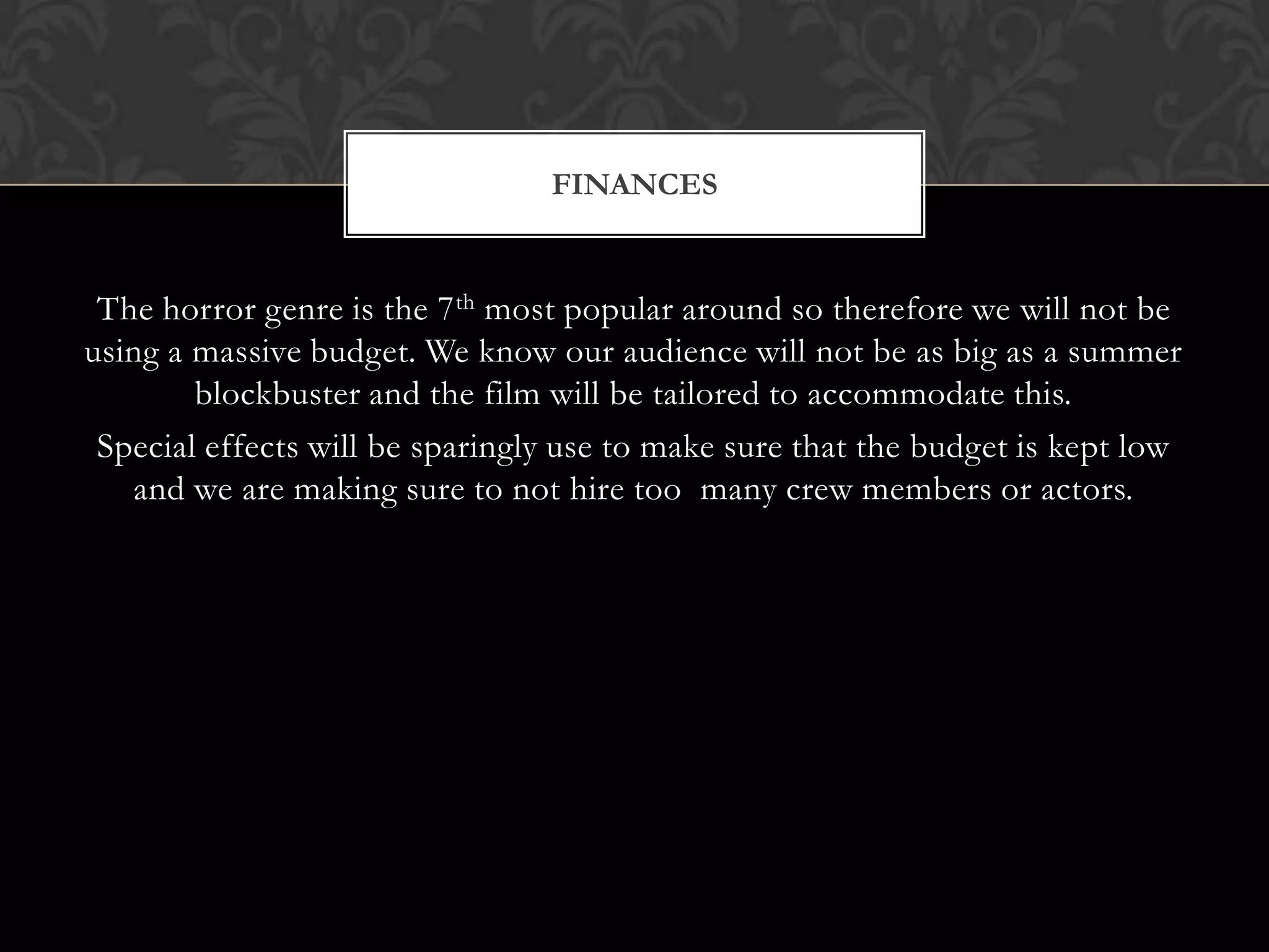 G321 Presentation for Film Premise | PPT