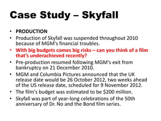 G322casestudy skyfall | PPT